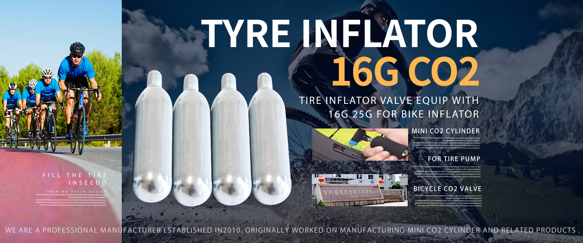 CO2 cartridge,CO2 Cylinder,co2 cannister,fairdale Metal Tools Co., Ltd.